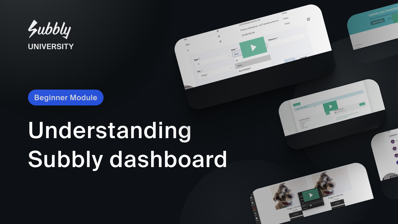 Understanding Subbly dashboard | Subbly University